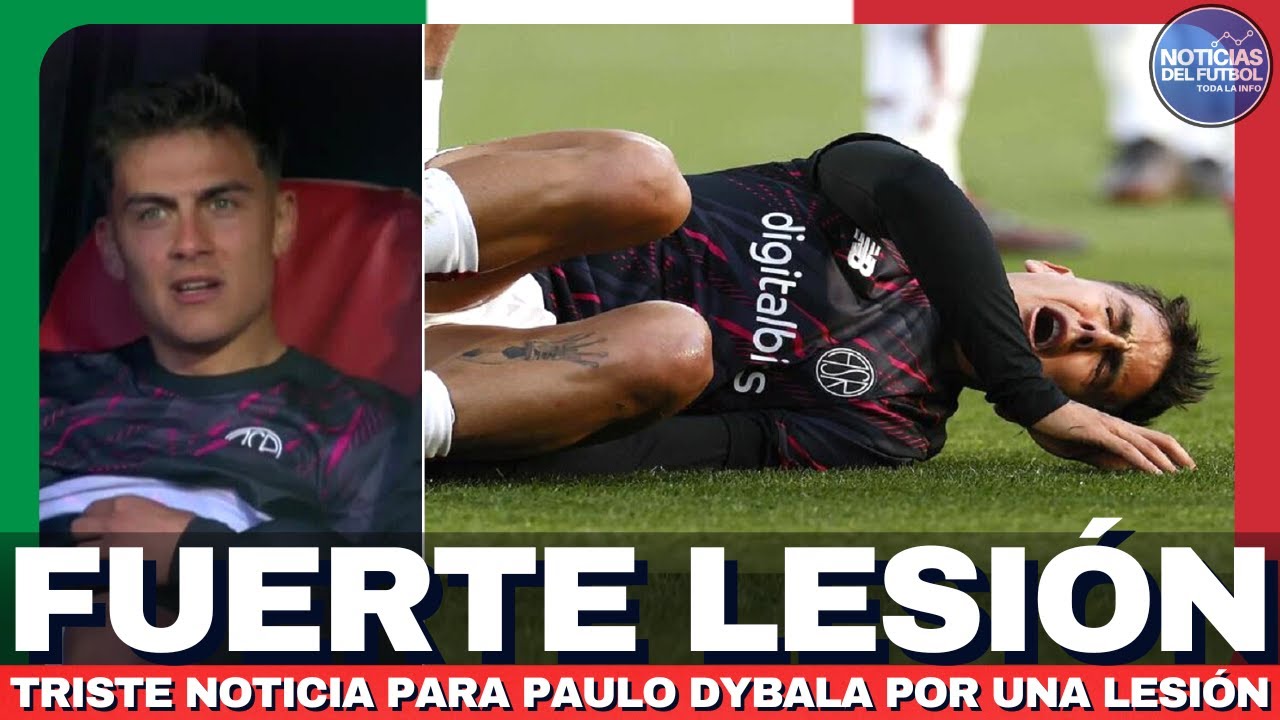 Paulo Dybala salió de la cancha ENTRE LAGRIMAS 😥 | Un fuerte momento ...