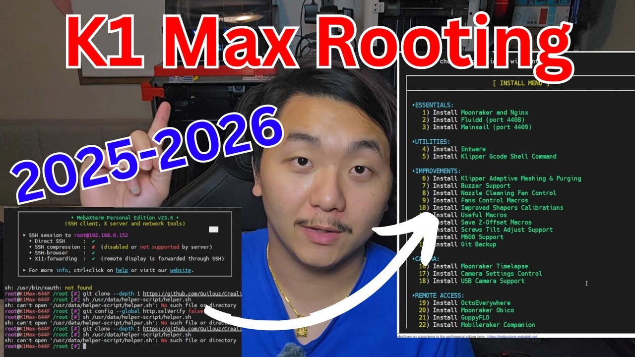 Creality K1 Max Rooting With CFS Upgrade Kit: Common Problems ...