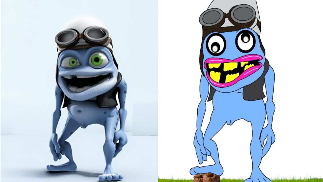 Frog Dance Crazy Frog The Flash Funny Drawing Meme 😆 | Art Funny Meme ...