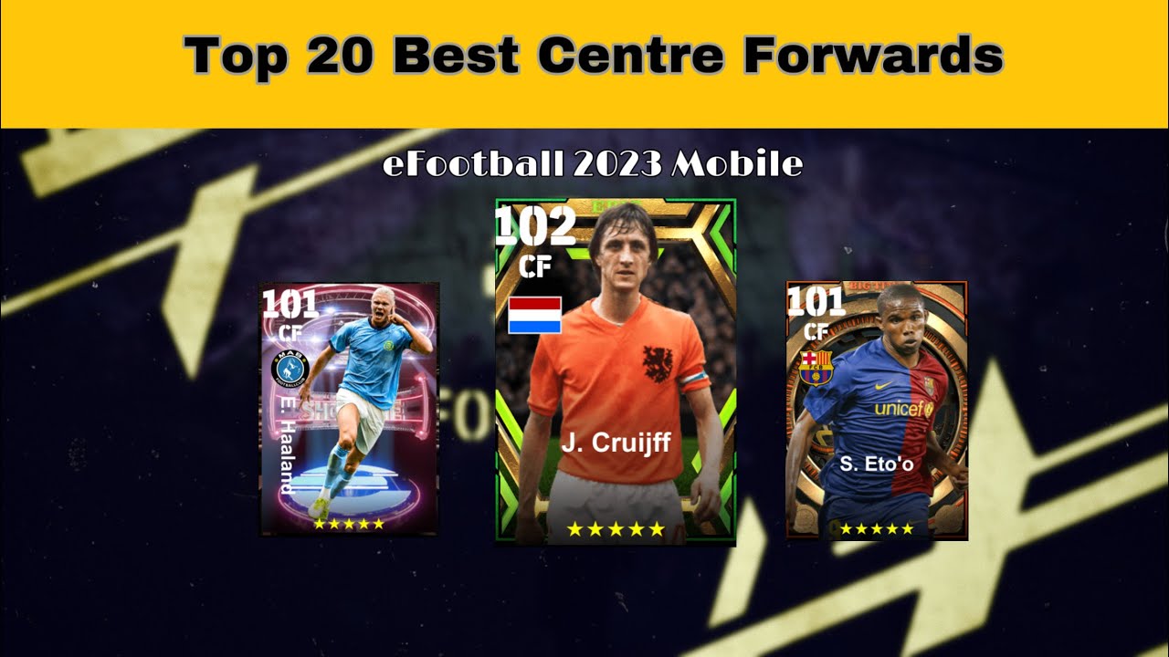 Top 20 CF in eFootball 2023 Mobile || Best CF in eFootball 2023 🔥 - YouTube