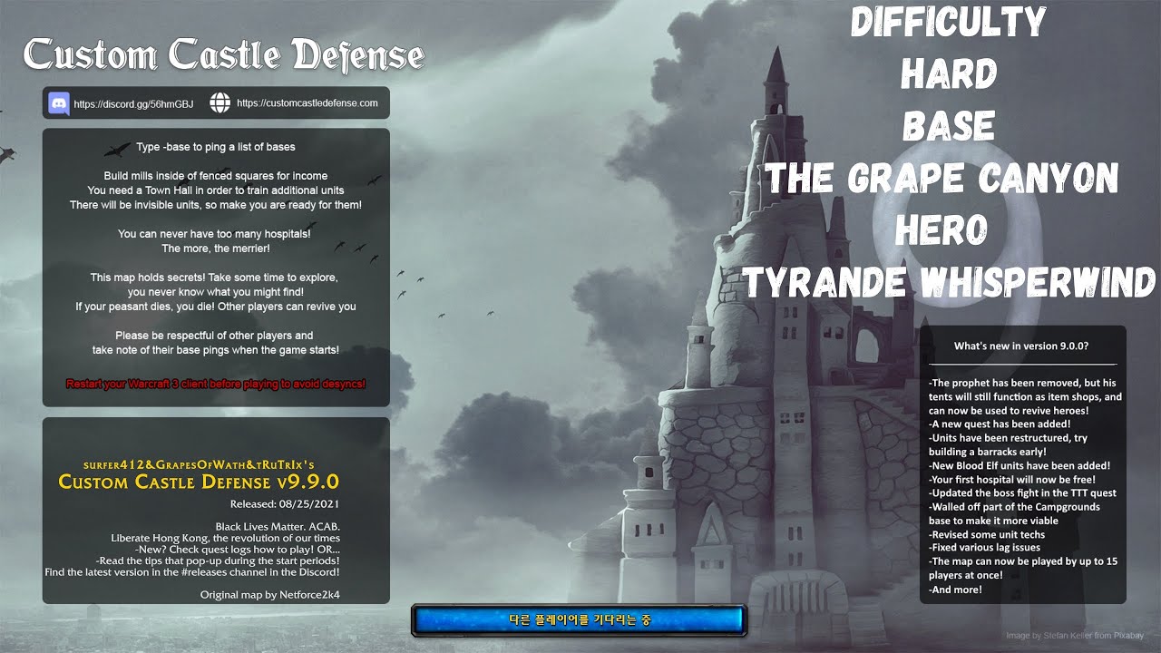 Custom Castle Defense 하드 티란데 - YouTube
