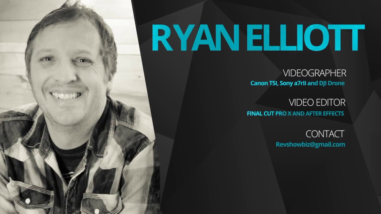 Ryan Elliott's Demo Reel - YouTube