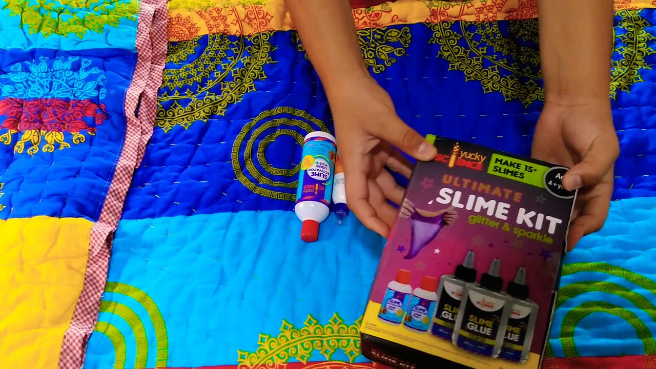 Yucky science ultimate slime kit unboxing - YouTube