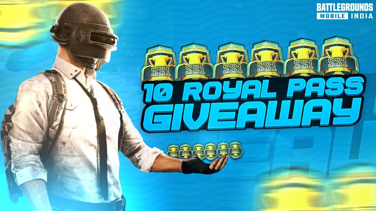 BGMI ROYAL PASS GIVEAWAY SUPER SEASON 1 | FREE 10 ROYAL PASS GIVEAWAY ...