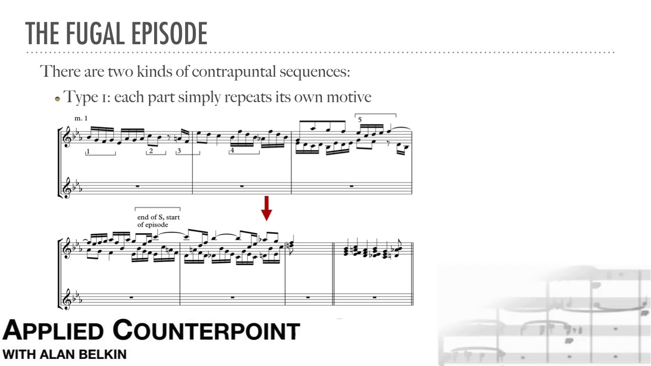 Counterpoint # 19 - Fugal Episode - YouTube