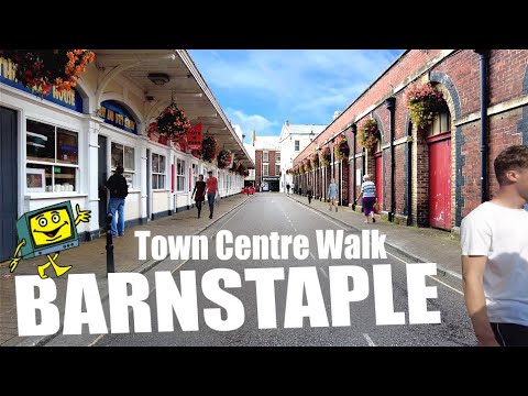 BARNSTAPLE Devon September 2021 - Town Centre Walk (4K) - YouTube