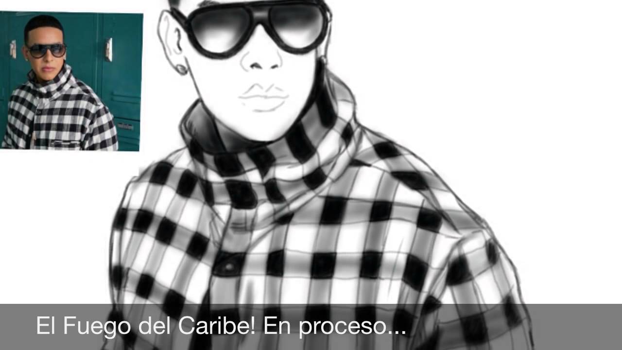 Dibujo Digital a "Daddy Yankee" - YouTube