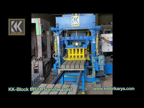 KK-Block MT01 Palet Transfer || Cetak 15 pcs paving K400 UP - YouTube