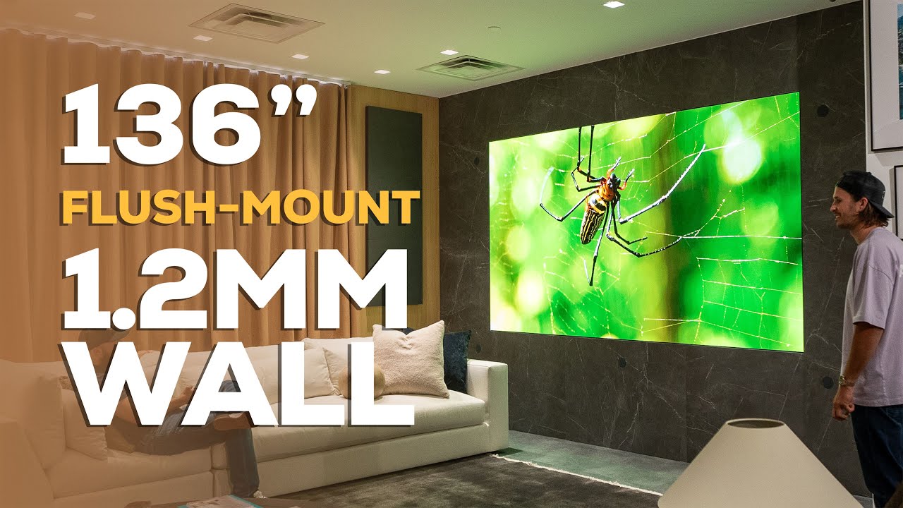 A 136” LED Video Wall Mounted Into... Marble! Check out the Impressive ...