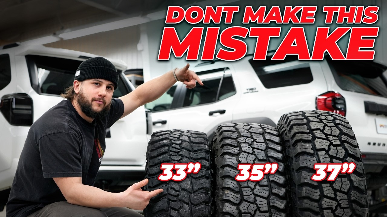 Watch This Before Picking Your Tire Size | 33 vs 35 vs 37 - YouTube