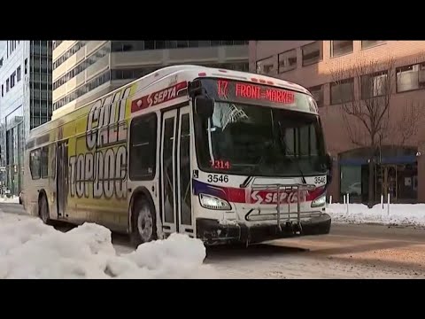 Snow emergency lifted in Philly, mass transit being restored - YouTube