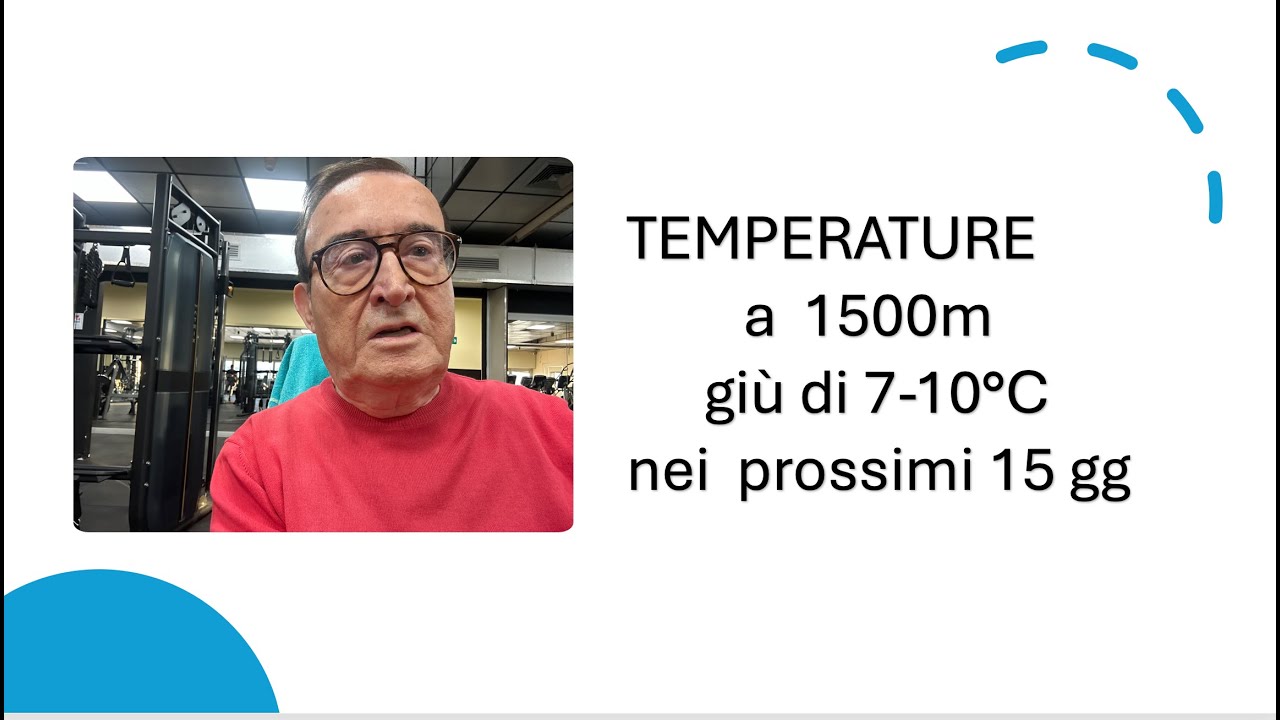 Crollo termico confermato nei prossimi 15 gg - YouTube