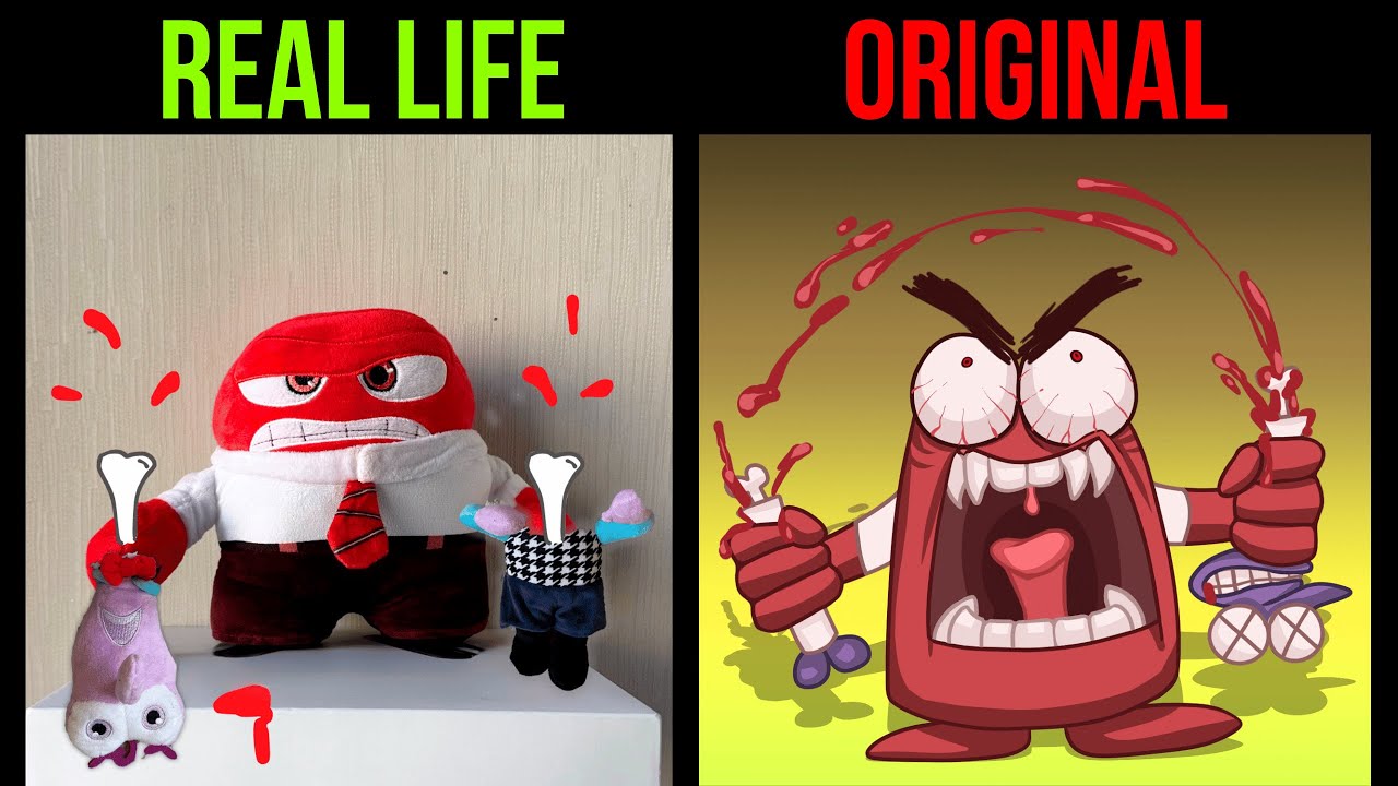 Real Life vs Original | Best TikToks of Inside Out 2 | Anger’s Dream ...