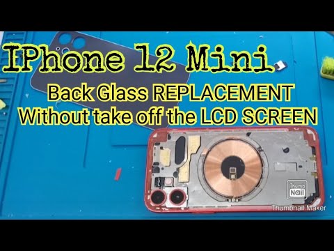 IPhone 12 Mini Back Glass REPLACEMENT Without Take off the LCD SCREEN ...