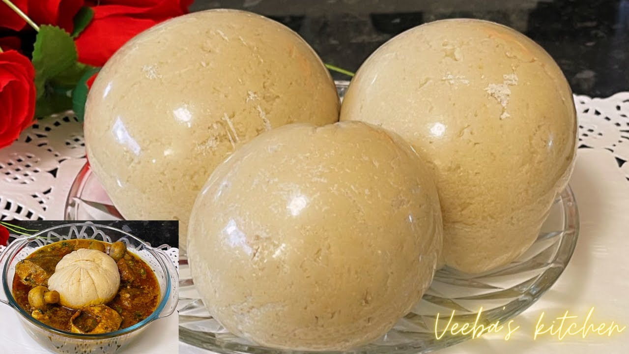 Easy & healthy OAT FUFU / OAT SWALLOW | @Veeba's kitchen - YouTube