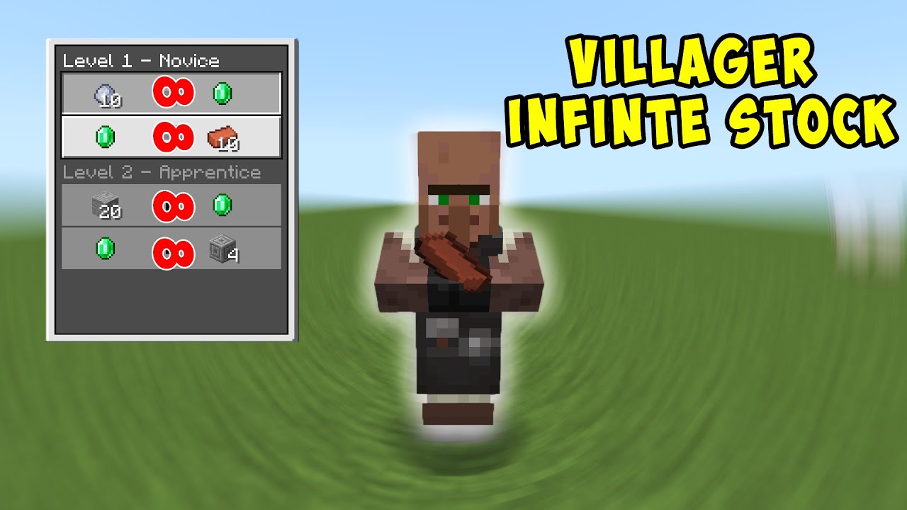 Cara Melakukan Infinte Trade Dengan Villager di Minecraft ! - YouTube