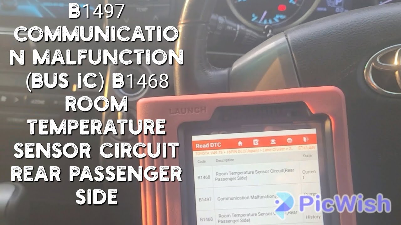 B1497 Communication Malfunction (Bus Ic) B1468 Room Temperature sensor ...