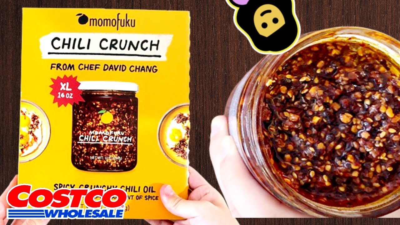Momofuku Chili Crunch Spicy Crunchy Chili Oil - Costco Product Review ...
