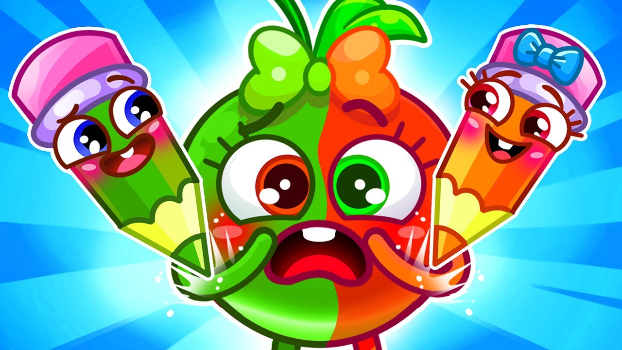 Funny Drawing Pencil Song! 🌈 ️ Where Is My Color 😨 II VocaVoca🥑 Kids ...