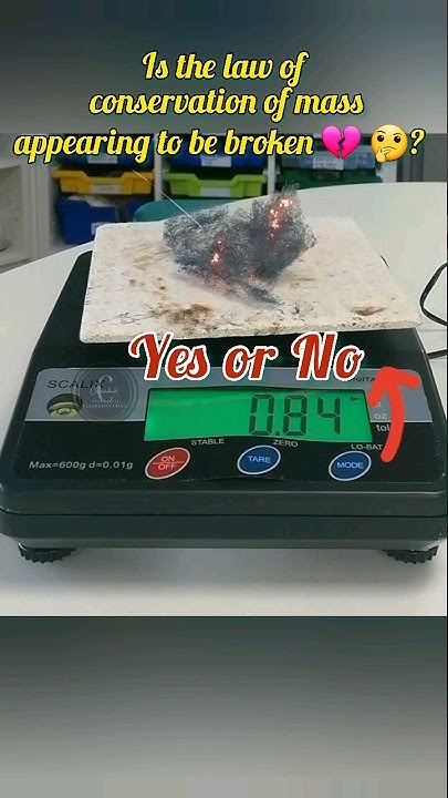 🔥 Burning Of Steel Wool || 💔 Law Of Conservation Of Mass #chemistry # ...