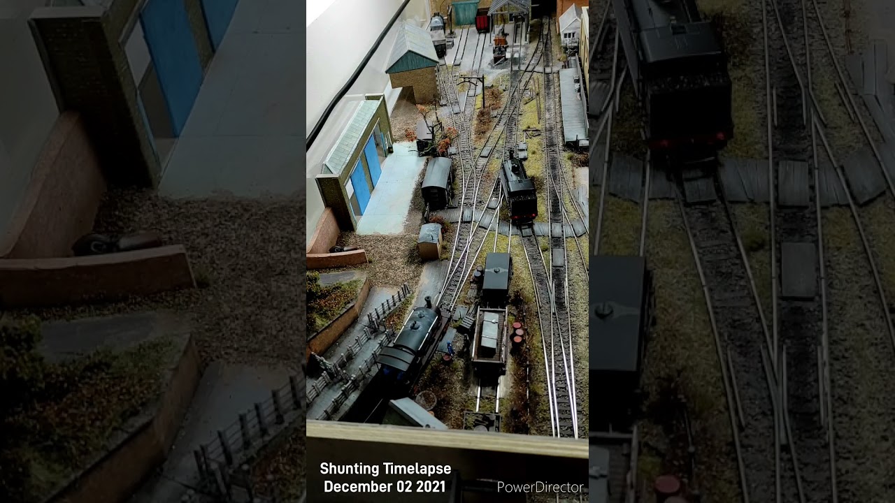 Shunting Layout Timelapse, Dec 02 2021 - YouTube