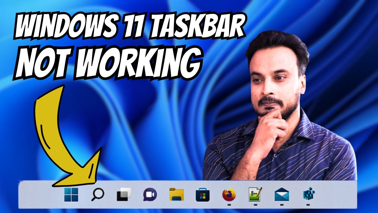 Windows 11 TASKBAR Not Working or Not Showing 2023 (EASY FIX) - YouTube