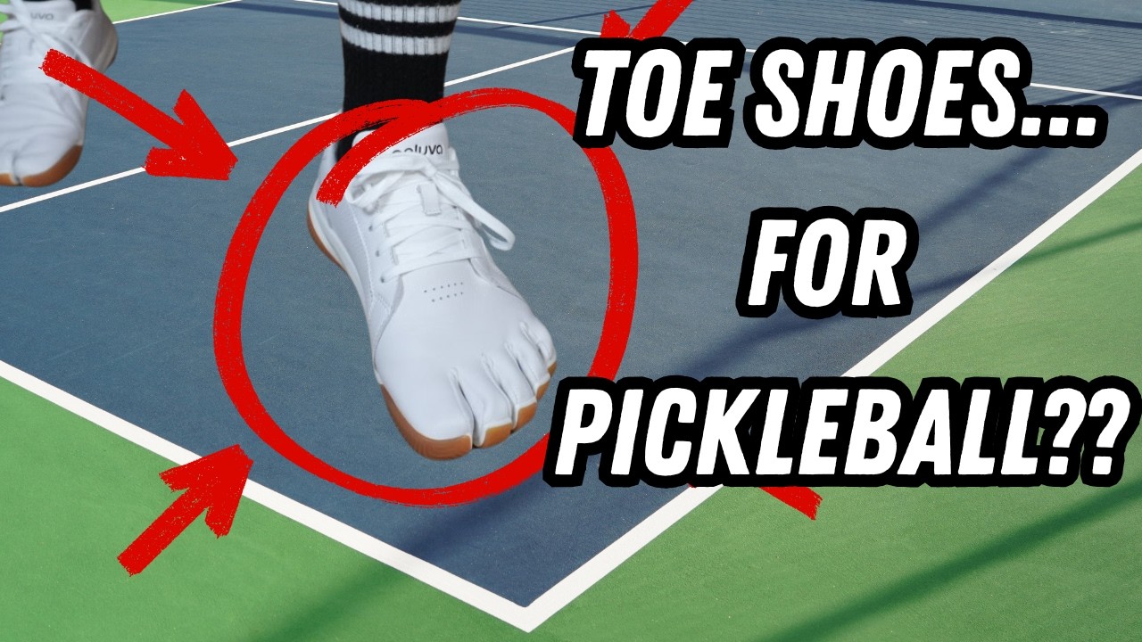 We Played Pickleball In Toe Shoes... Bad Idea? - YouTube