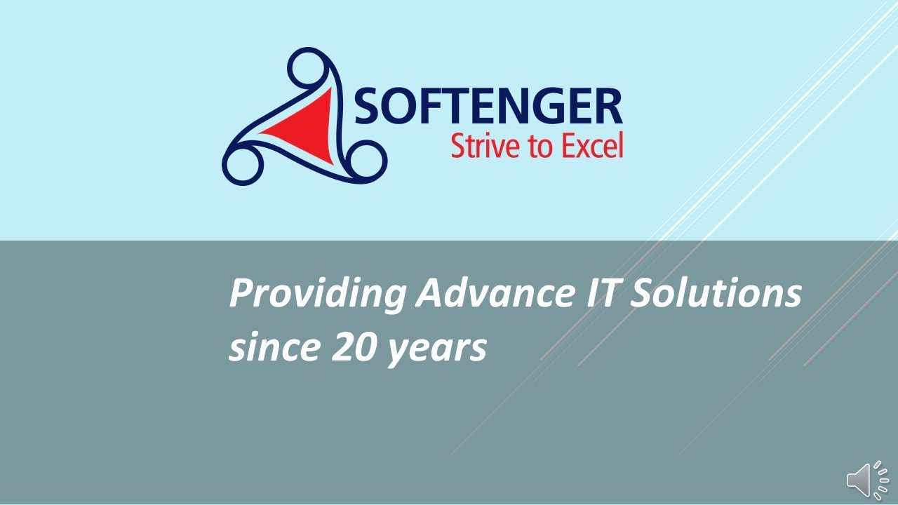 Softenger - Advanced IT Solutions - YouTube