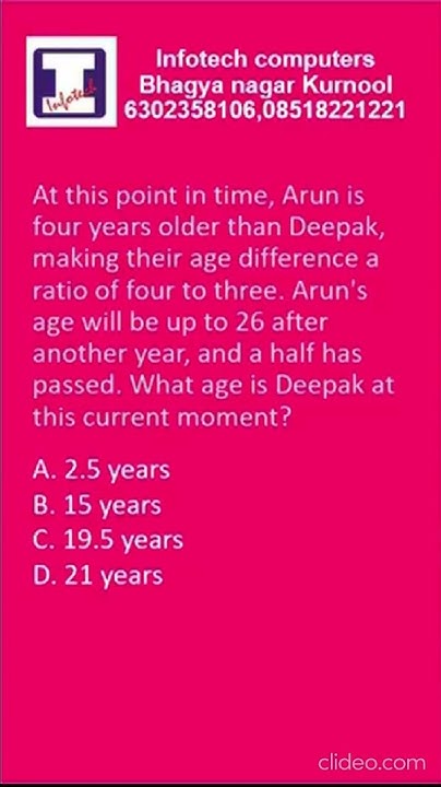 20 Goldman Sachs Aptitude Mcqs | Infotech Computers | DR.S.Prem Kumar |Ph:- 6302358106 ...