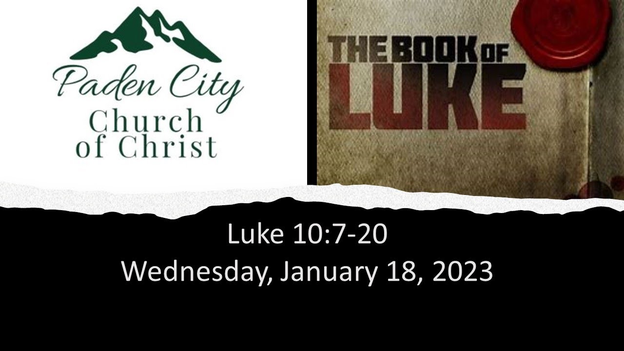 The Book of Luke - Chapter 10:7-20 - YouTube