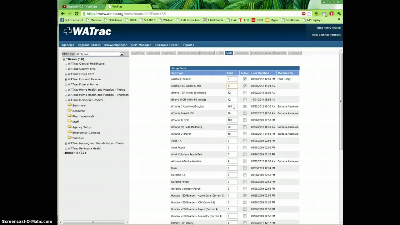 WATrac: customizing bed types - YouTube
