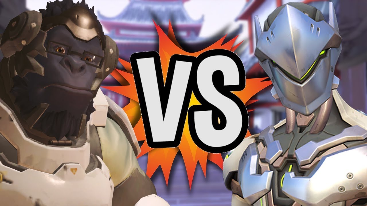 WINSTON vs. GENJI [Overwatch] - YouTube