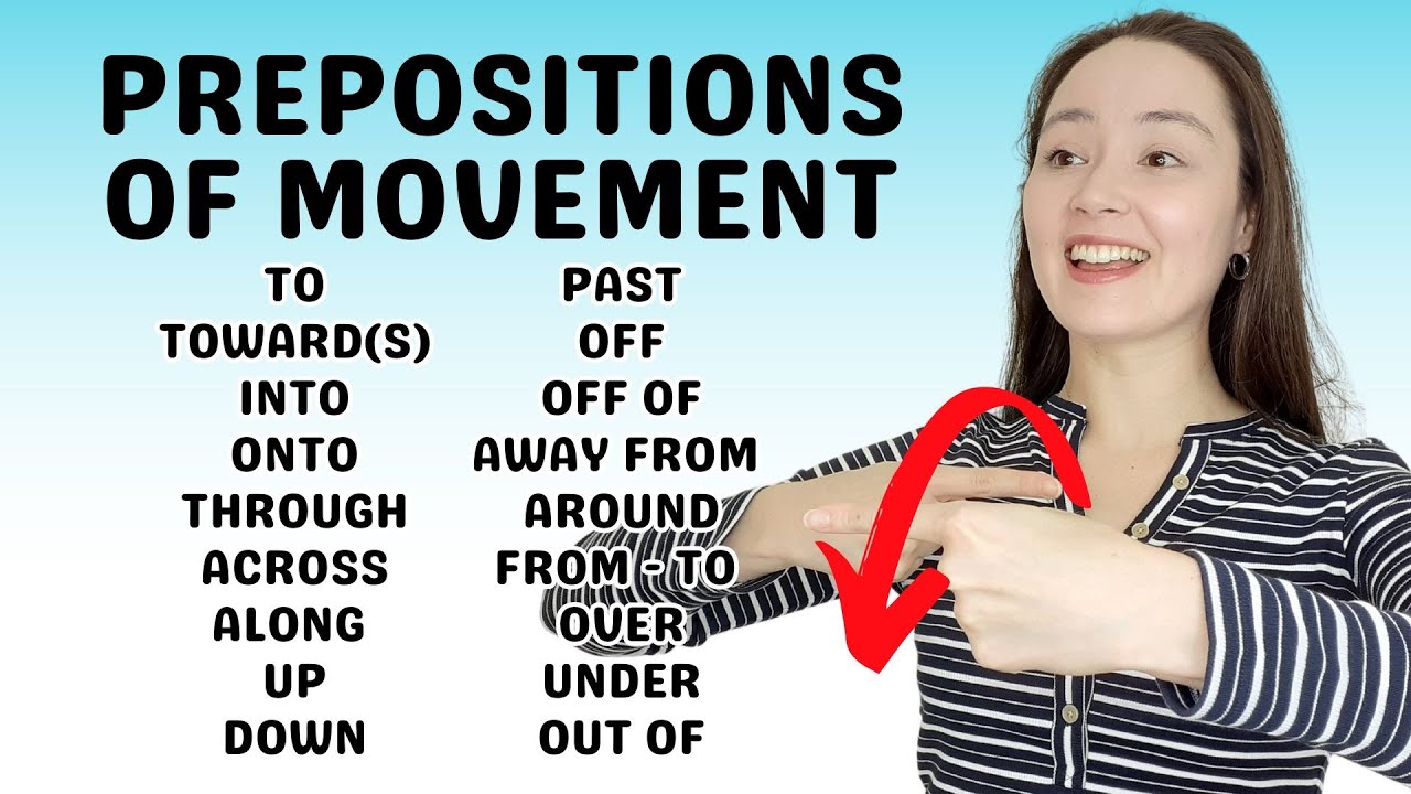 PREPOSITIONS OF MOVEMENT - to, from, past, into, onto, along, across ...
