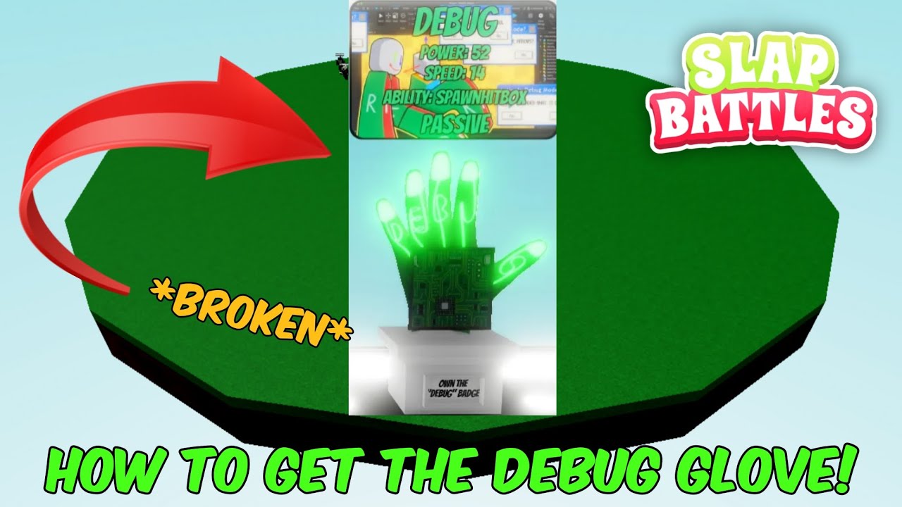 How to get the "DEBUG" Glove in Slap battles! - YouTube