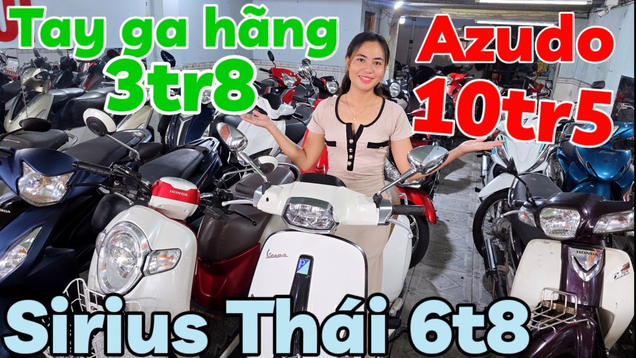 Đăng Khôi Sale Lớn! Xe Tay Ga 3T9, Mio 4T9, Sirius Thái 6T9 Aruzo 10T5 ...
