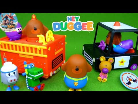 Fun Learning with Hey Duggee Toys Fire Truck & Police Car Adventures ...