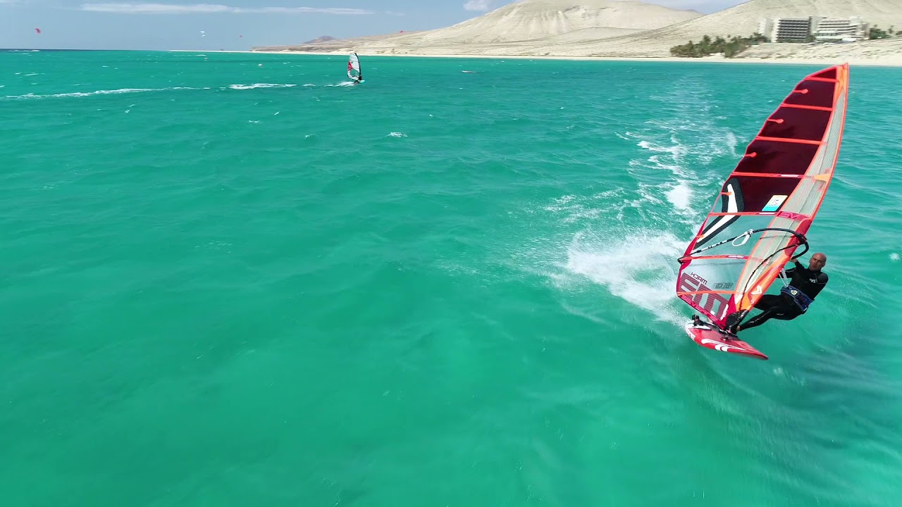 PLAYA DE SOTAVENTO windsurf sessions - YouTube