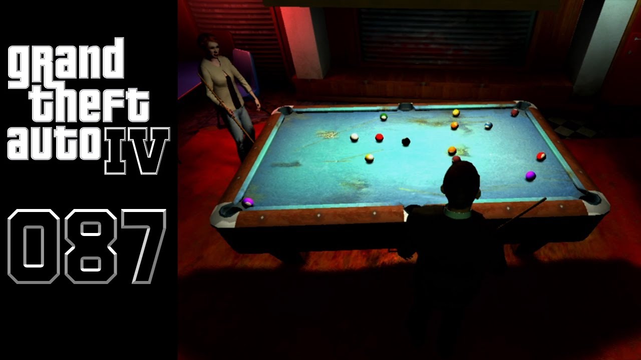 Grand Theft Auto IV #087 - Billard gegen Kate - YouTube