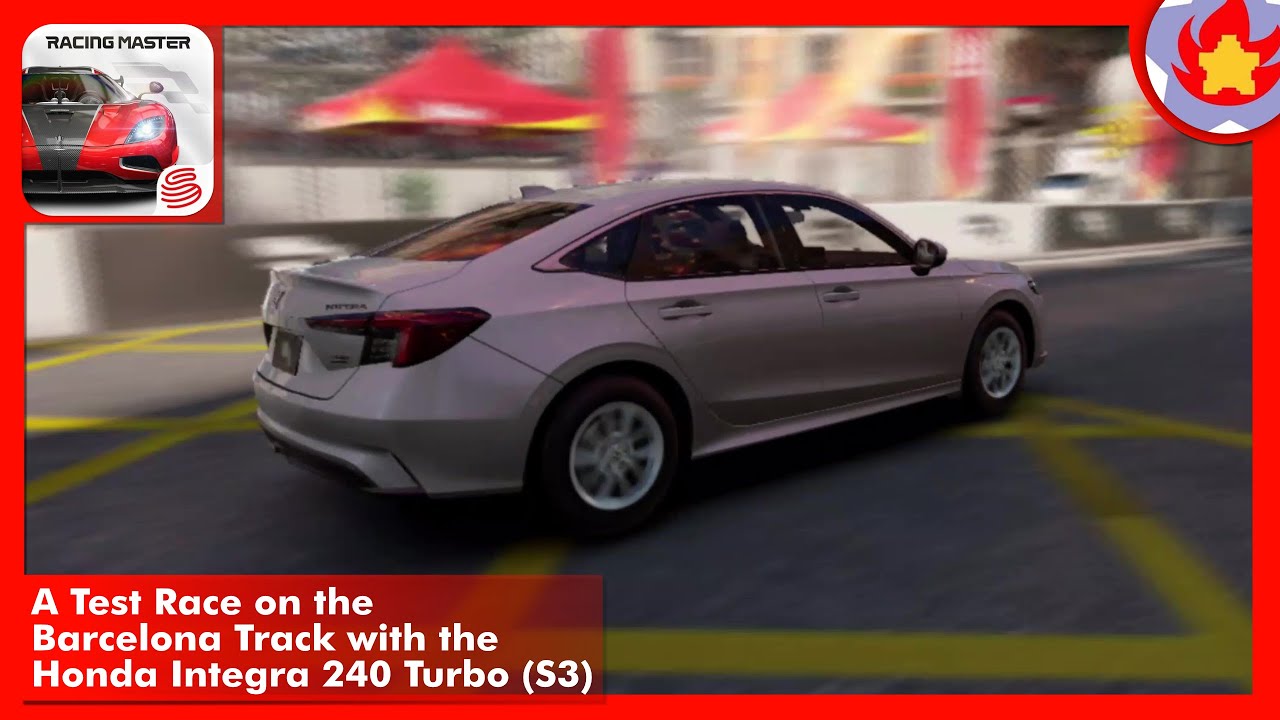 A Ranked Race on the Barcelona Track with the Honda Integra 240 Turbo ...