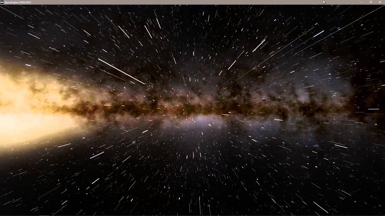 Space Engine - Flight through the galaxy - YouTube