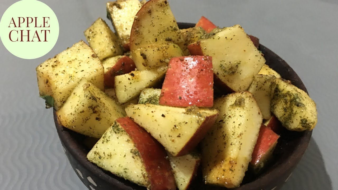 Apple Chat|Apple Delight|Indian Food with Radhi Patel - YouTube