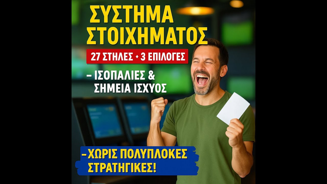 Νικητής στο Στοίχημα: Πώς να Κερδίζετε Στο Ποδόσφαιρο - YouTube