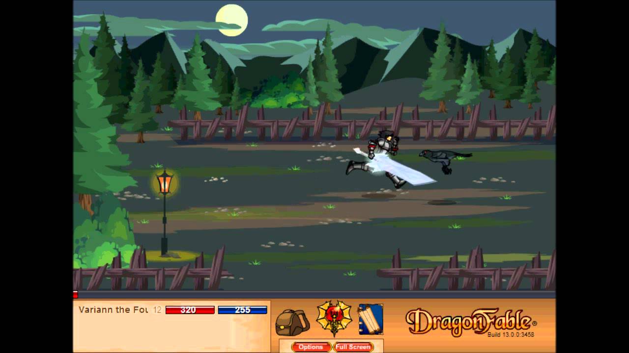 Dragonfable: Easy XP + Awesome lvl 1 weapon - YouTube