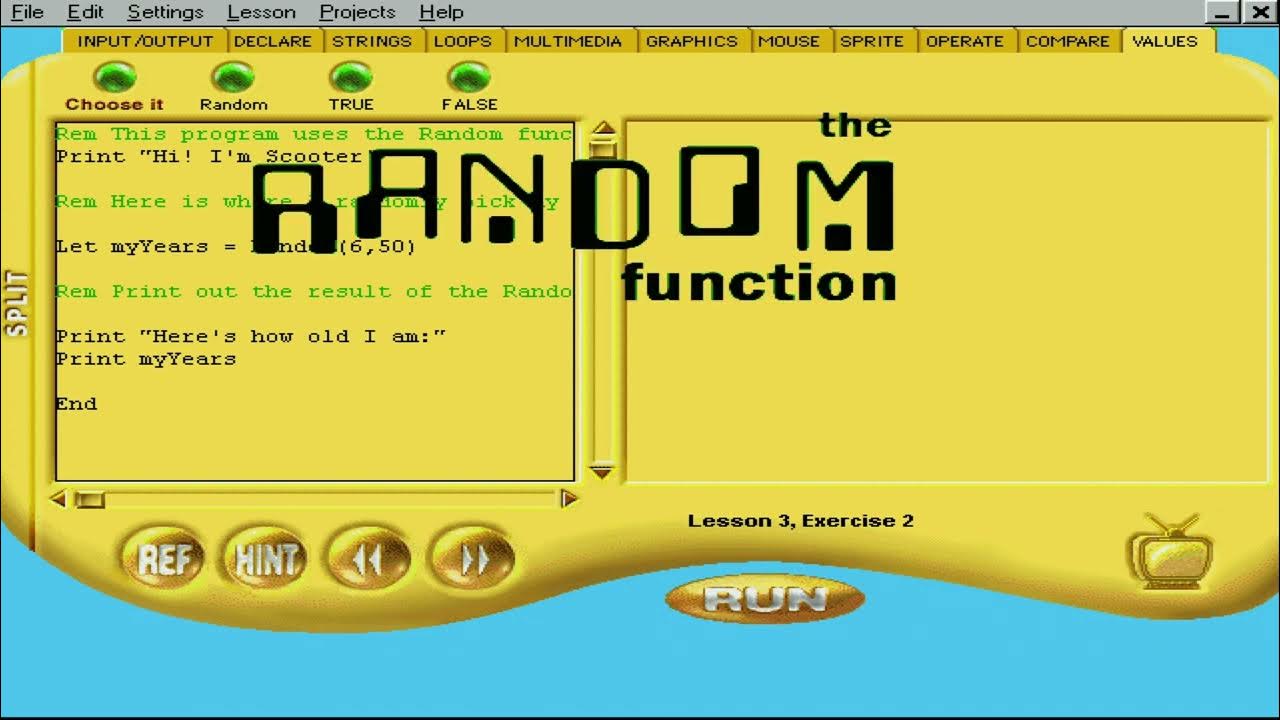 Interplay's Learn to Program BASIC - Lesson 3 - Super Math 2000: Part ...
