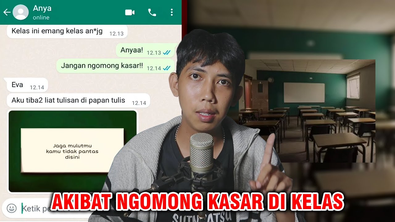 AKIBAT NGOMONG KASAR DI KELAS 😱 | CHAT HISTORY HORROR INDONESIA - YouTube