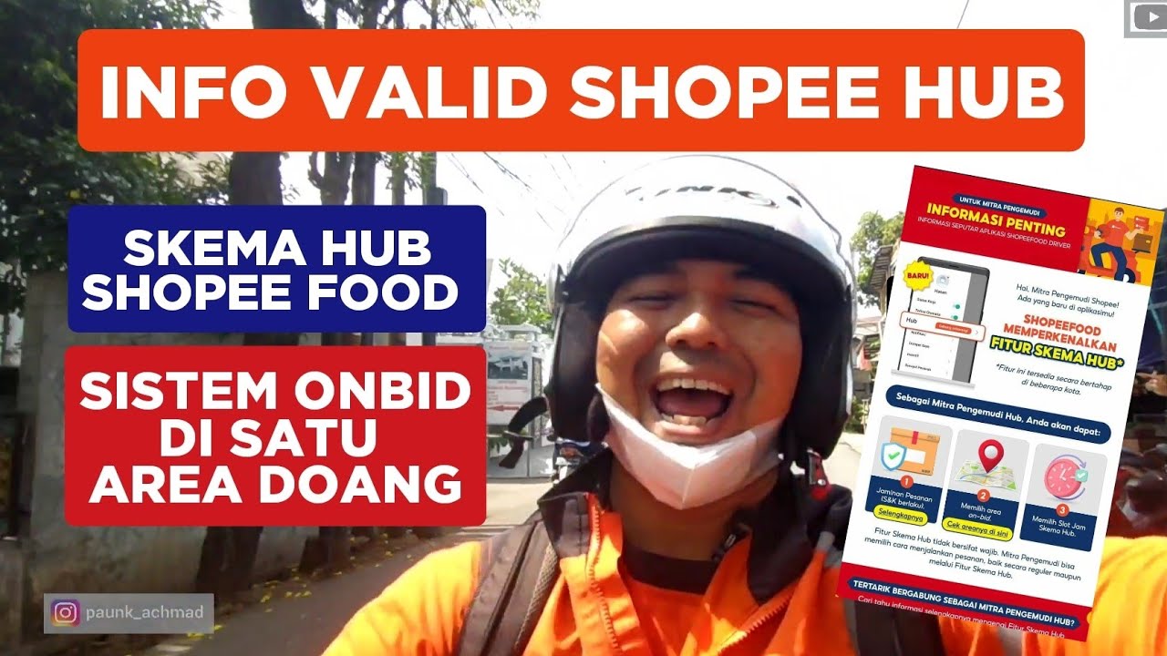 Info valid shopee food HUB | orderan di satu area doank simak sampe habis | tutorial shopee food ...