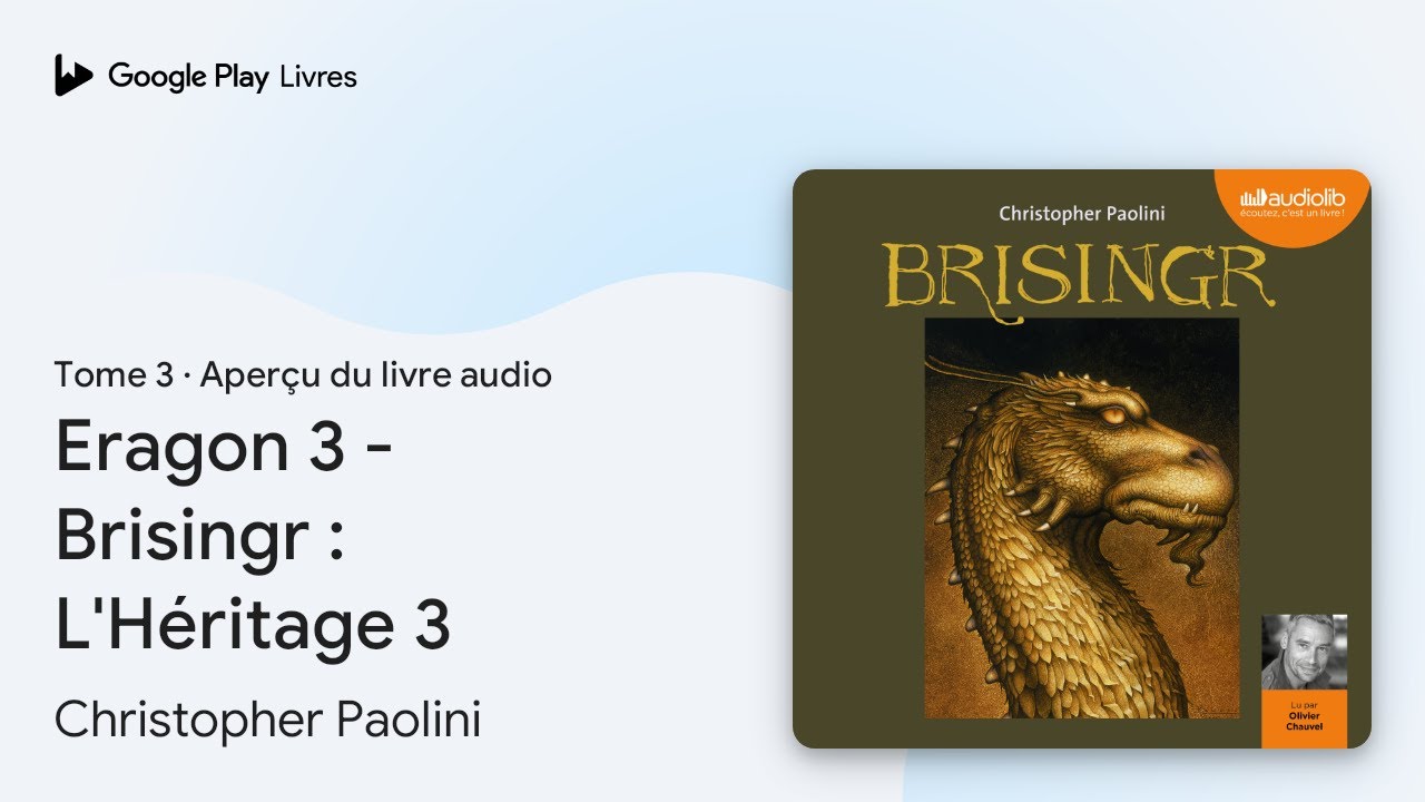 Eragon 3 - Brisingr : L'Héritage 3, tome 3 de Christopher Paolini · Extrait du livre audio - YouTube