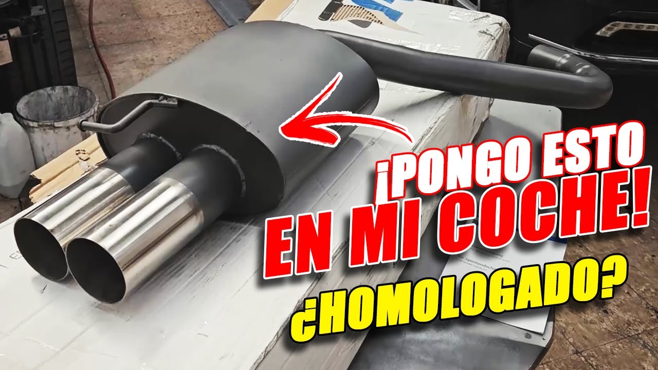 TUBO de ESCAPE ILEGAL en mi COCHE y COMPRO el MEJOR TUBO de ESCAPE ...