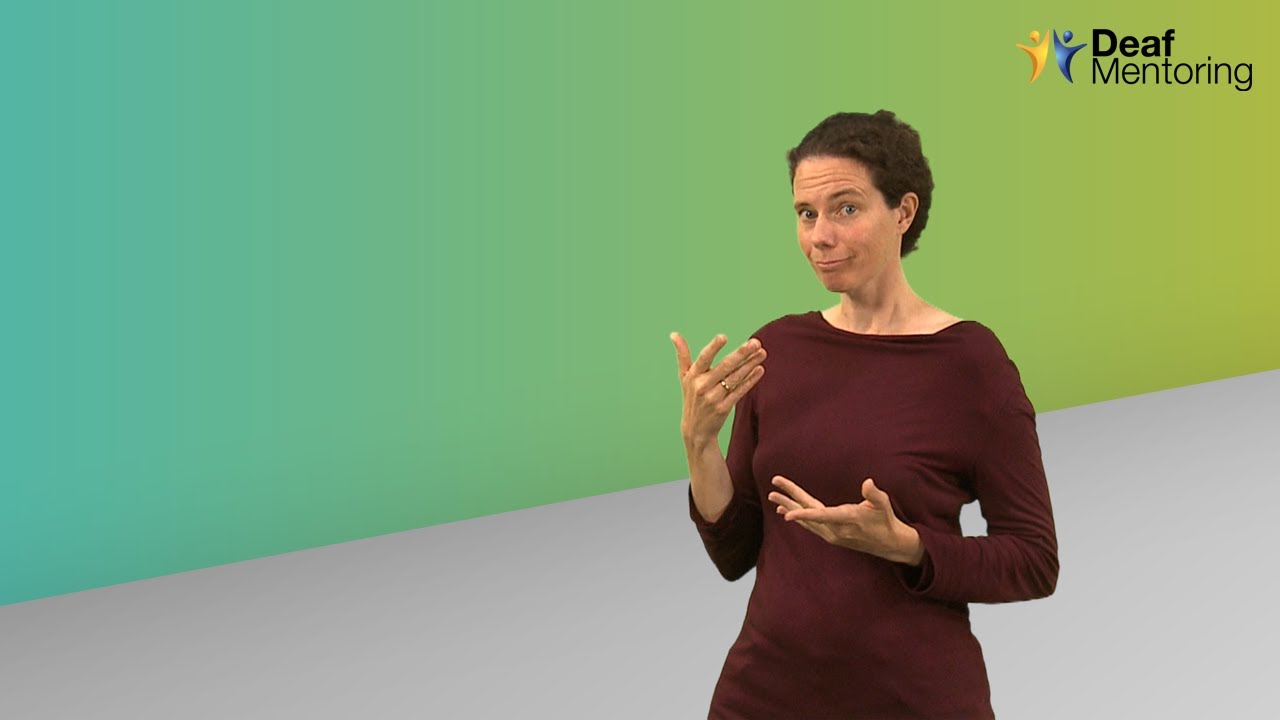 Was ist "pacen"? | DeafMentoring - YouTube