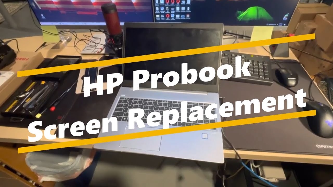 HP ProBook G450 screen replacement (Sequence 1) - YouTube